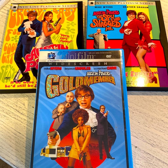 Media | Austin Powers Dvd Setset Of Three Dvds | Poshmark